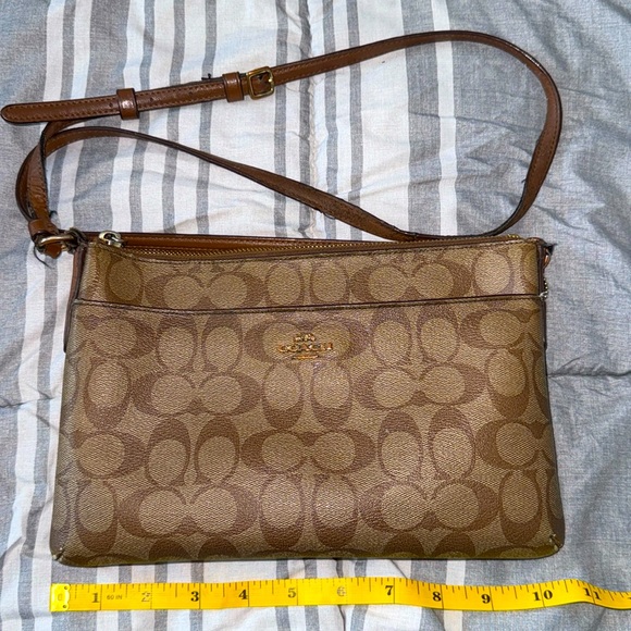 Coach | Bags | Coach Rectangle Crossbody Bag Brown | Poshmark